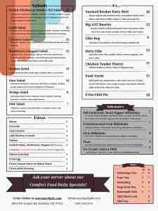 Menu – Canyon Grill